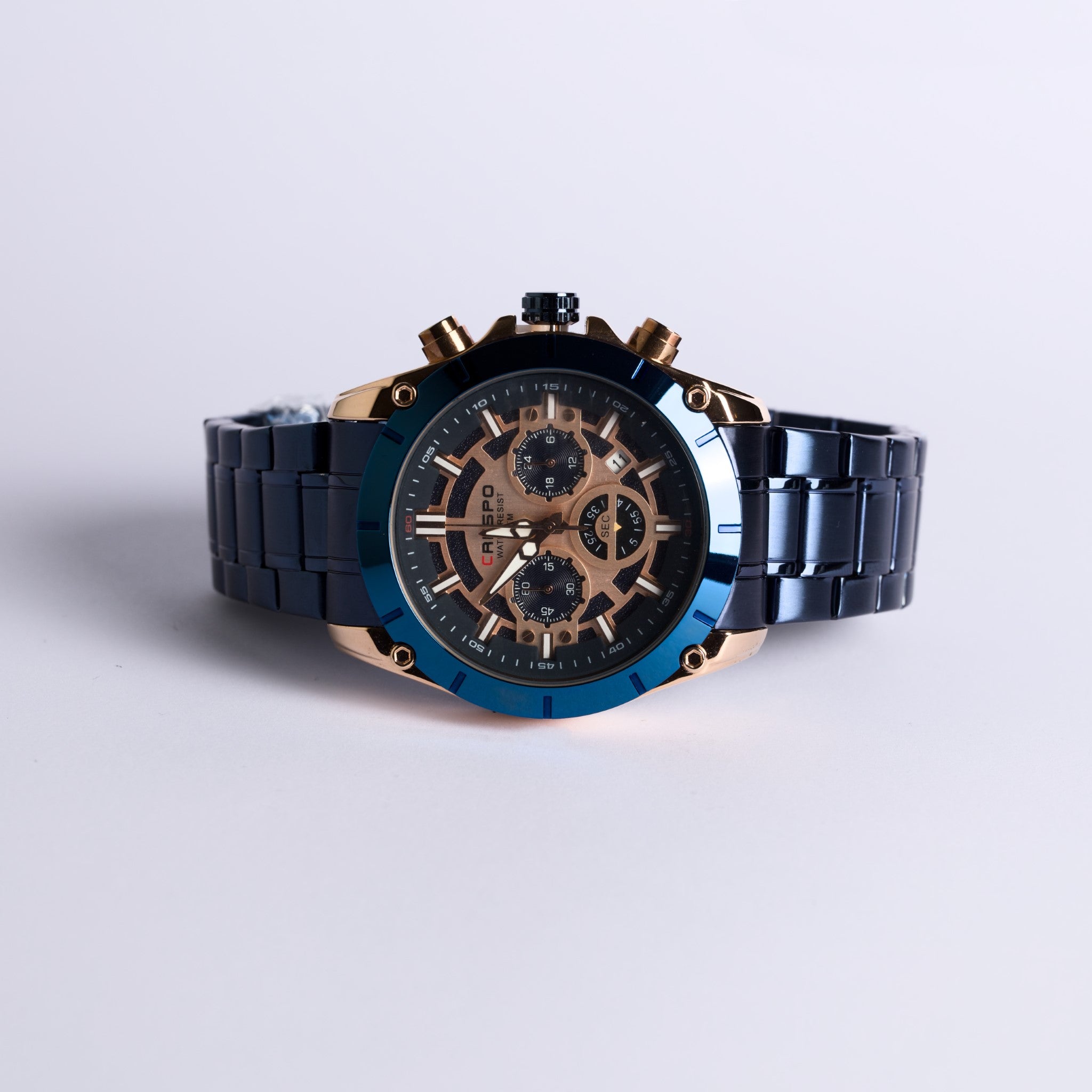 Azure Titan - Rose Gold Dial Watch – watchheaven.pk